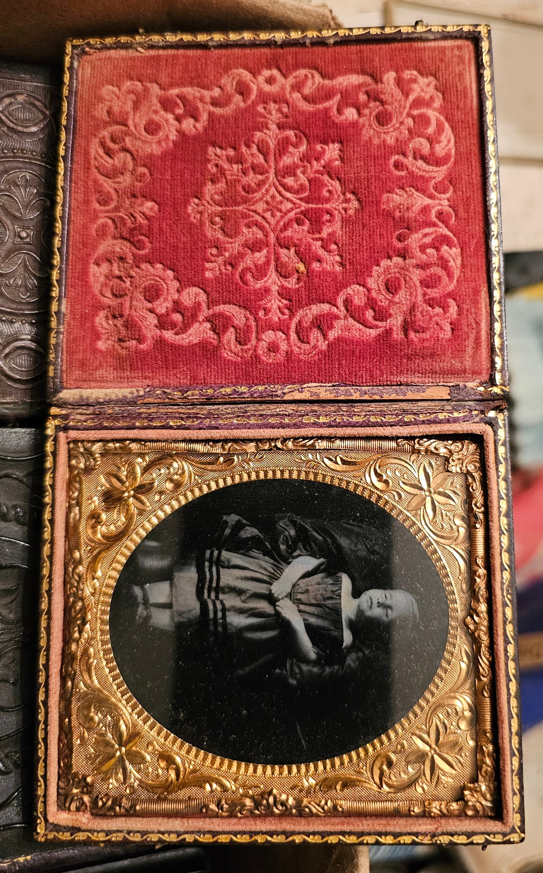 Post Mortem Child Ferrotype Tintype 1/6th Plate - Etsy