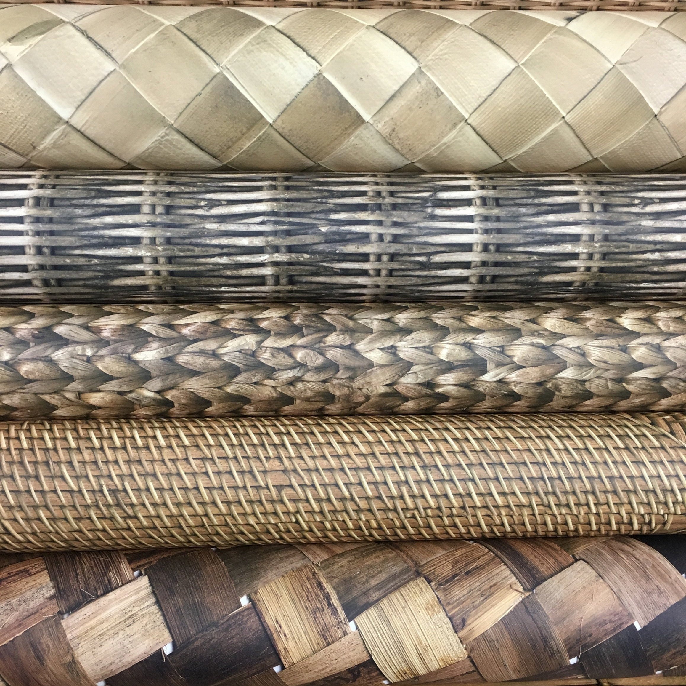 Woven Cane Effect Wallpaper - Etsy UK