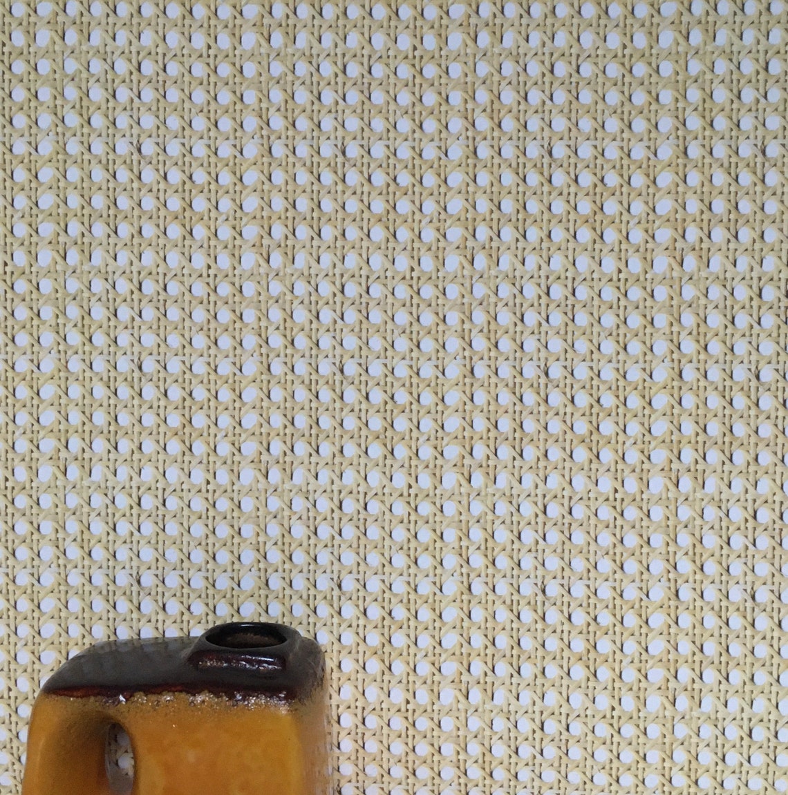 Woven Cane Effect Wallpaper - Etsy UK