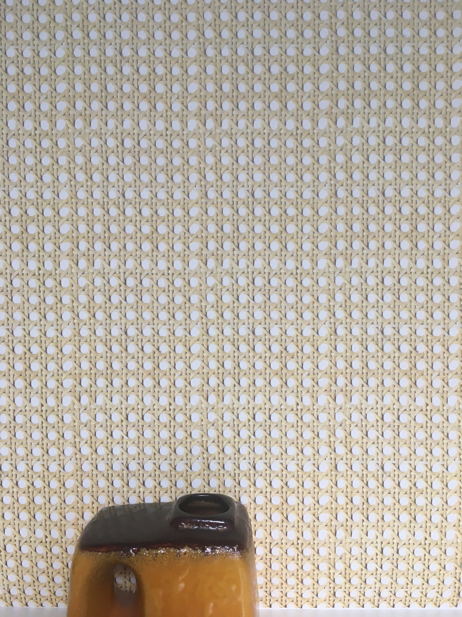 Woven Cane Effect Wallpaper - Etsy UK