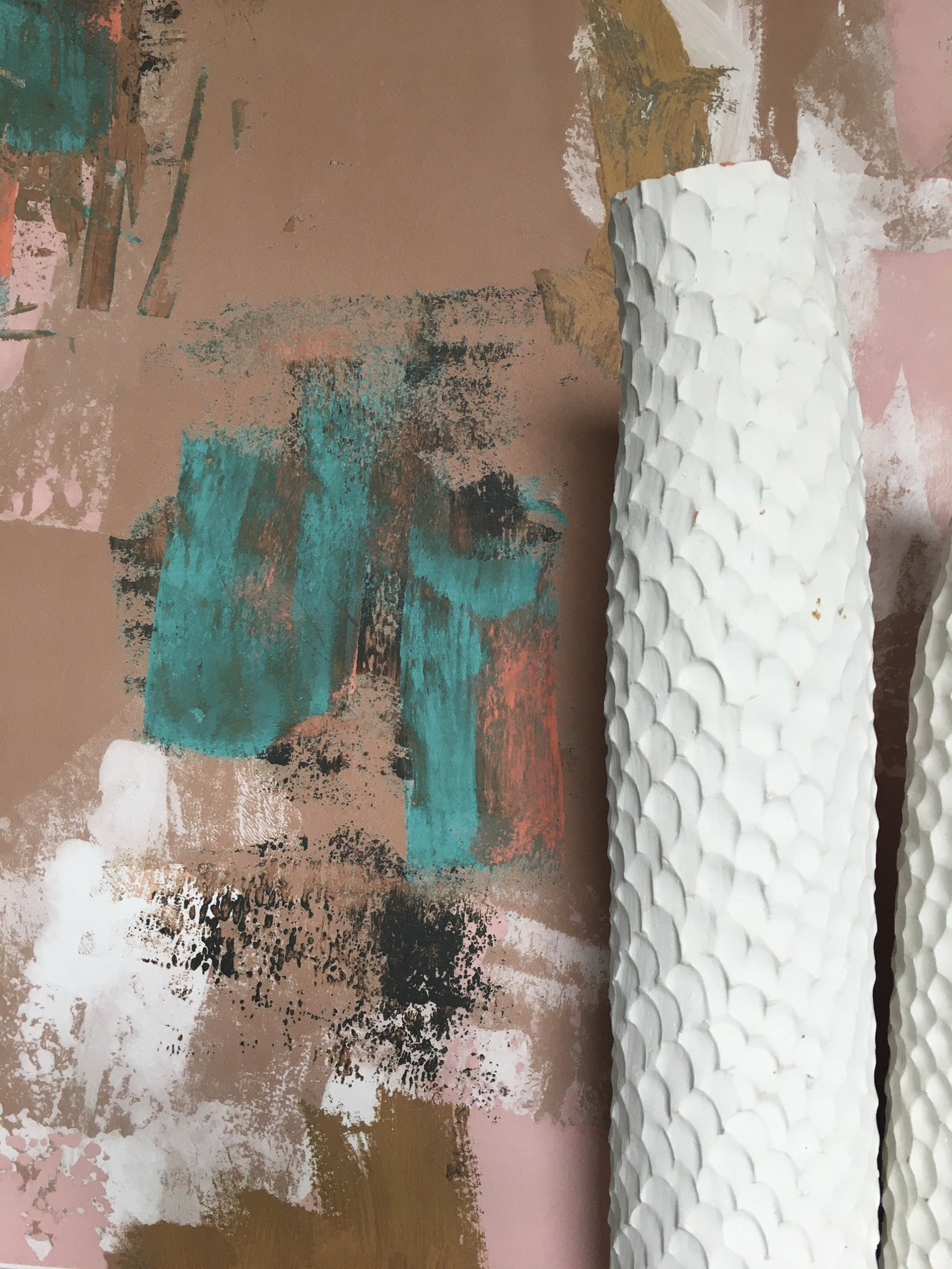 Abstract Painterly Wallpaper Mushroom - Etsy