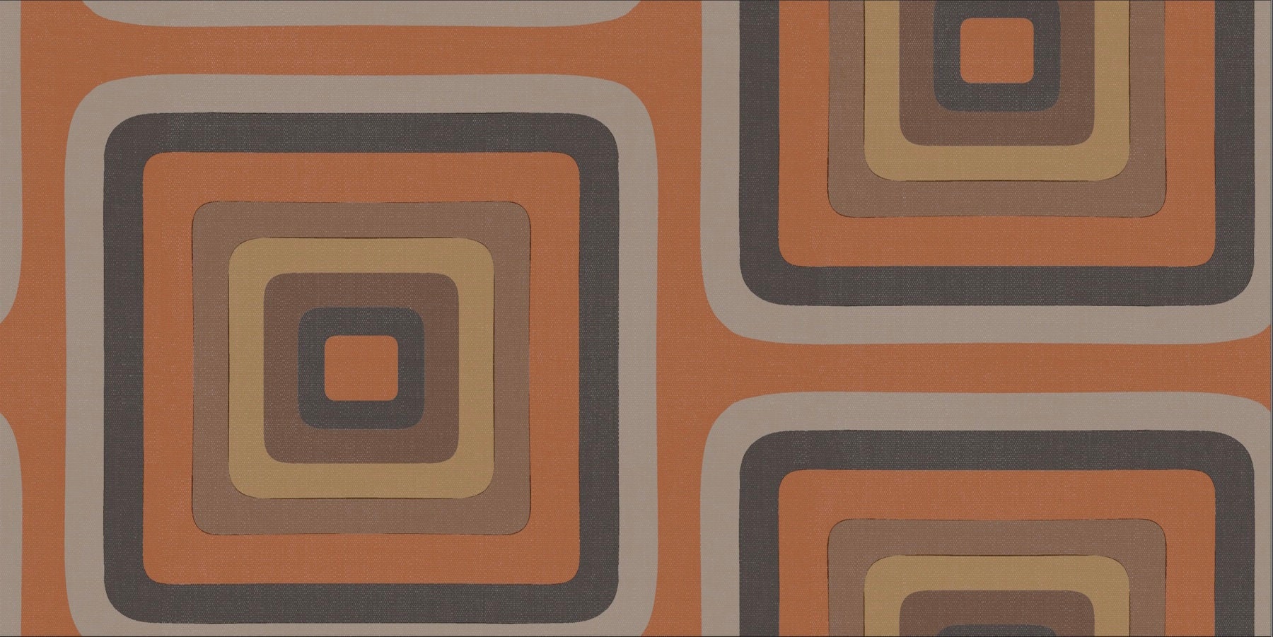 Retro Square Pattern Wallpaper
