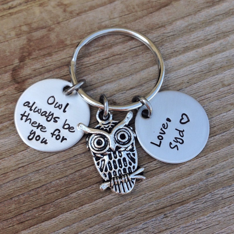 Owl Keychain - Etsy
