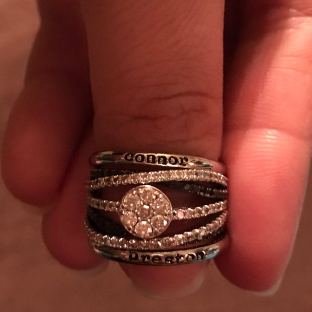 Name Ring Stackable Name Ring Personalized Custom Name Ring | Etsy