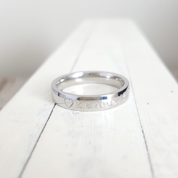 Custom Stamped Ring - Etsy