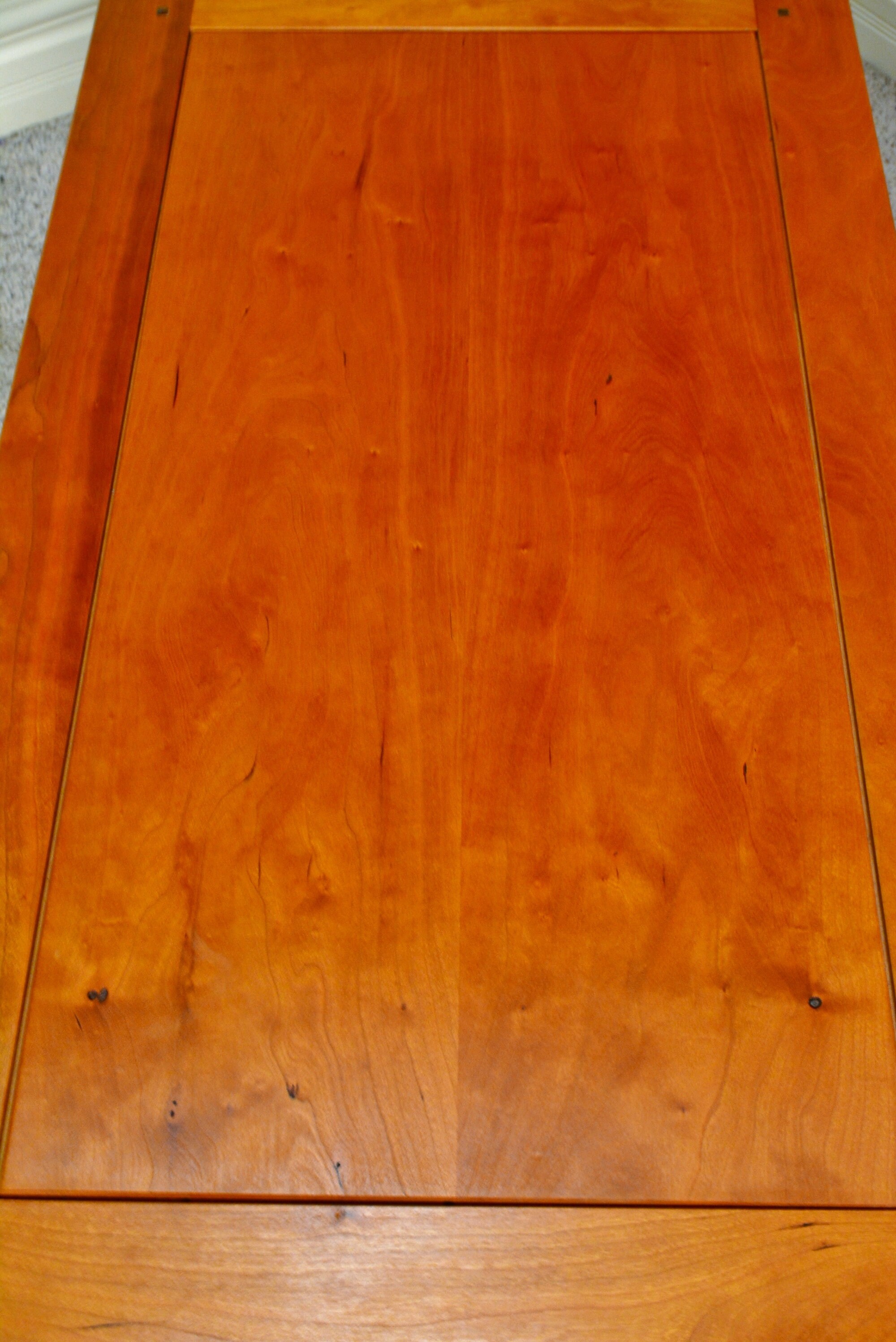 Small Coffee Table Made in Cherry With Walnut Accents - Etsy