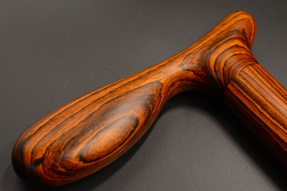 Cane Walking Stick Made From COCOBOLO Rosewood 2 - Etsy