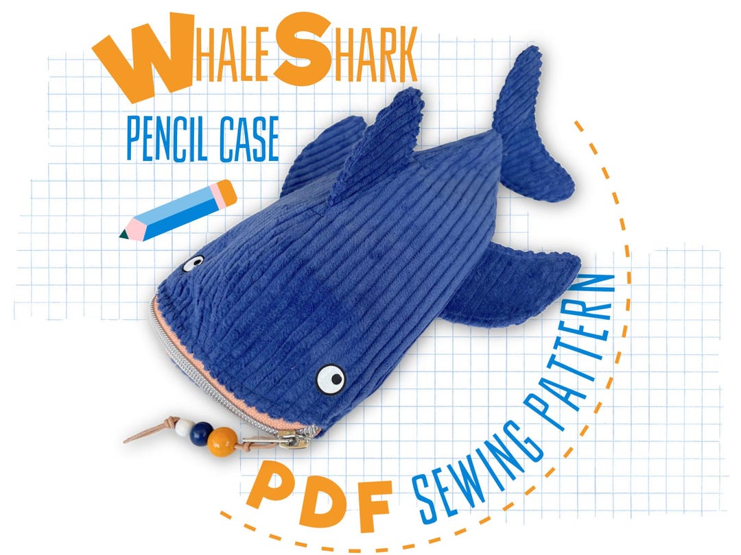 Shark pencil case store