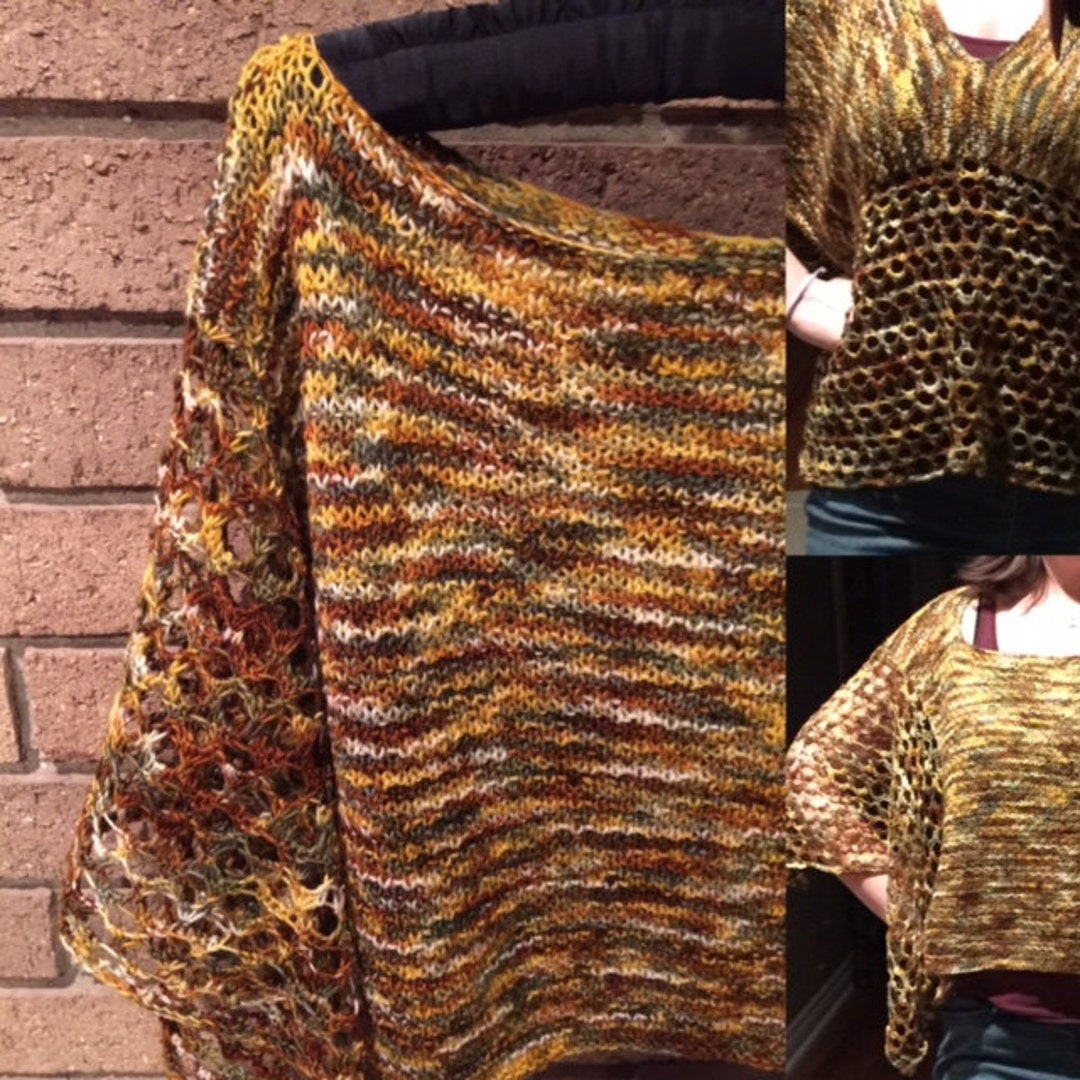 Lace Wings Poncho Pattern - Etsy