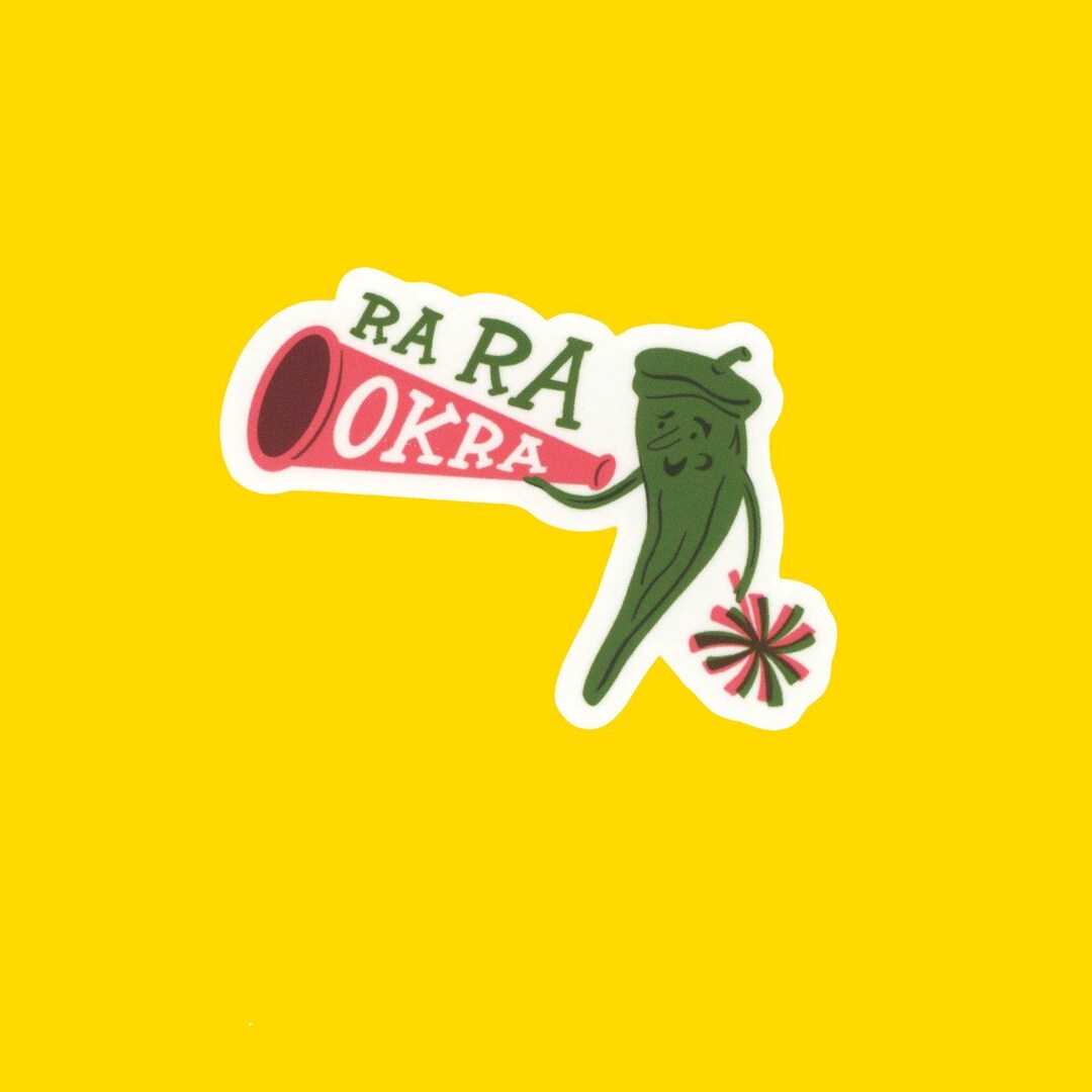 Ra-ra Okra Sticker - Etsy
