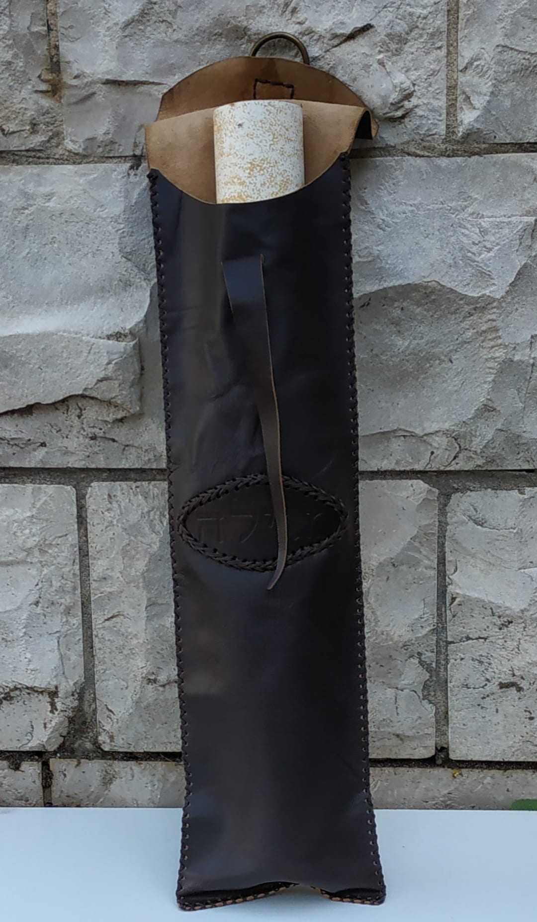 Scroll Holder Pouch, Purim Mgilla, Megillah Leather Case, Judaica ...