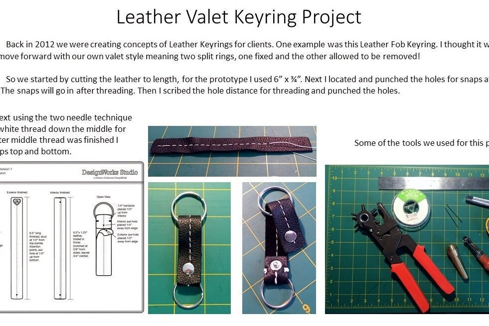 Leather Valet Keyring - Etsy
