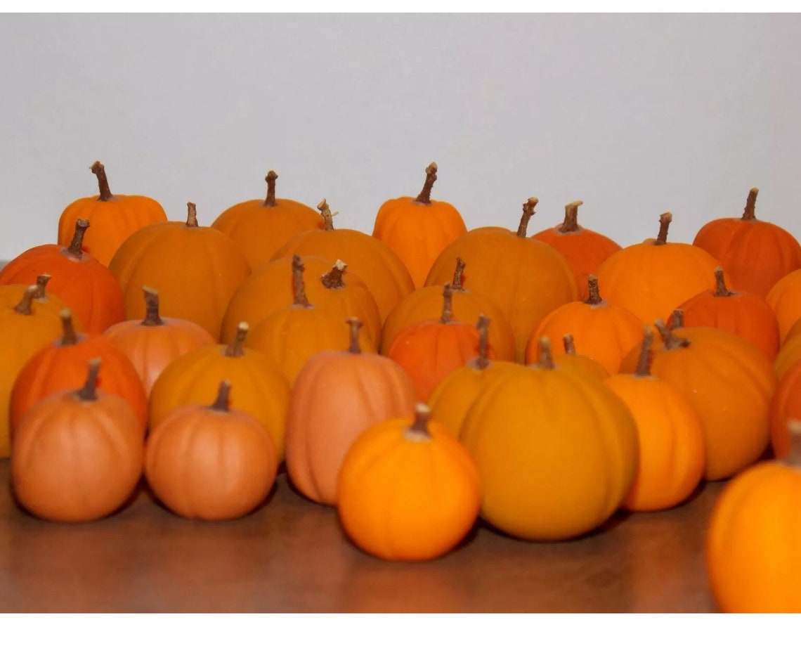 Dollhouse Miniature Fall Halloween Pumpkins 6pc 1:12 One Inch Scale B68 ...