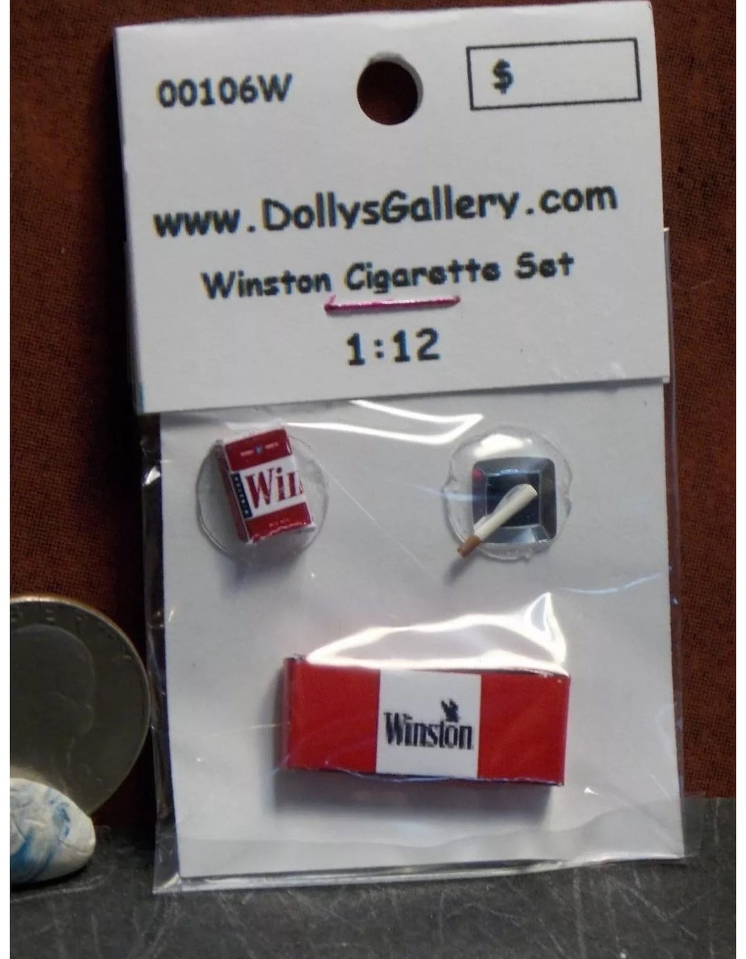 Dollhouse Miniature Cigarette Carton 1:12 Scale Cigarettes W2 D159 ...