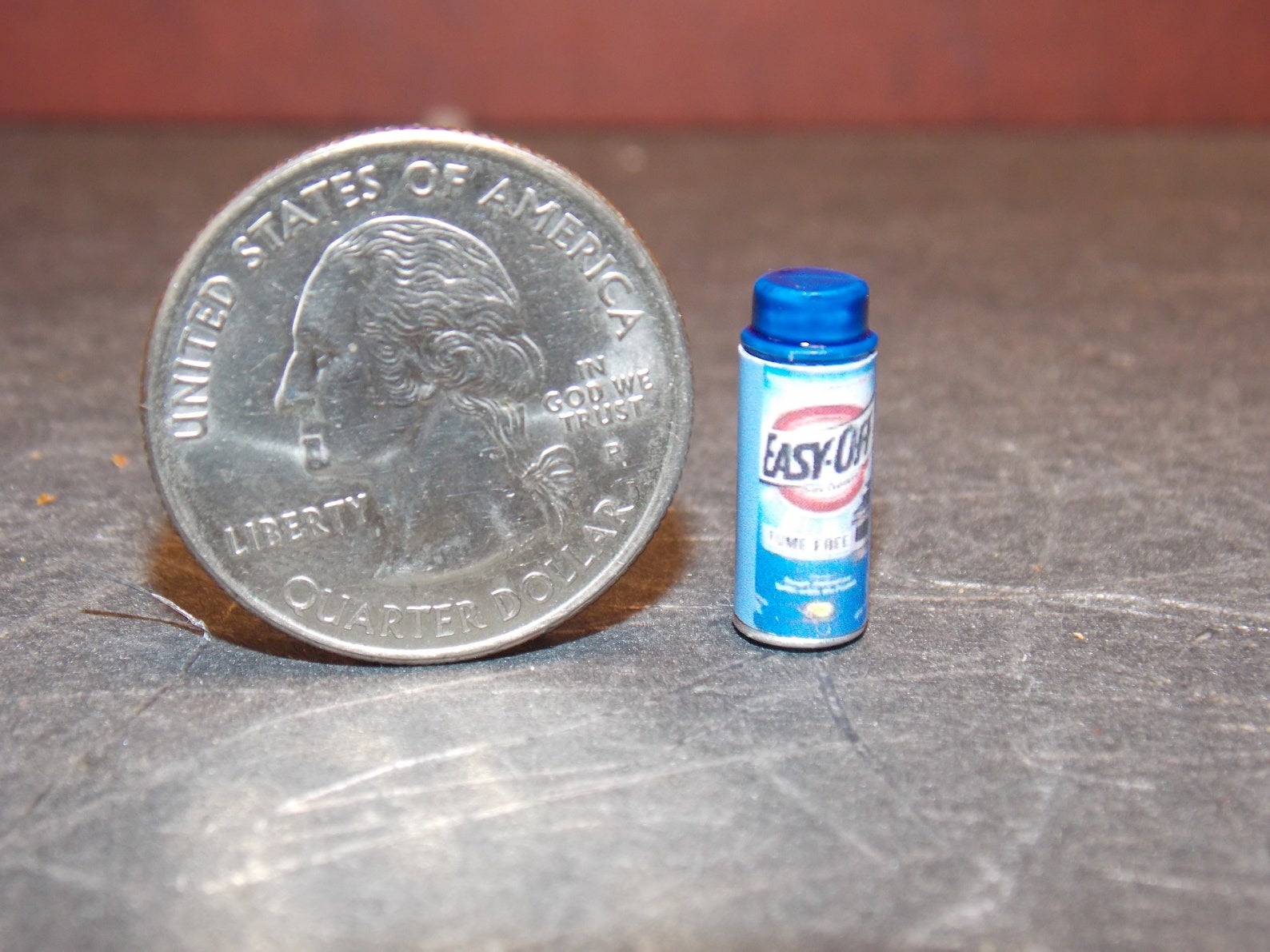 Dollhouse Miniature Easy Oven Cleaner Spray Can 1:12 One Inch Scale ...