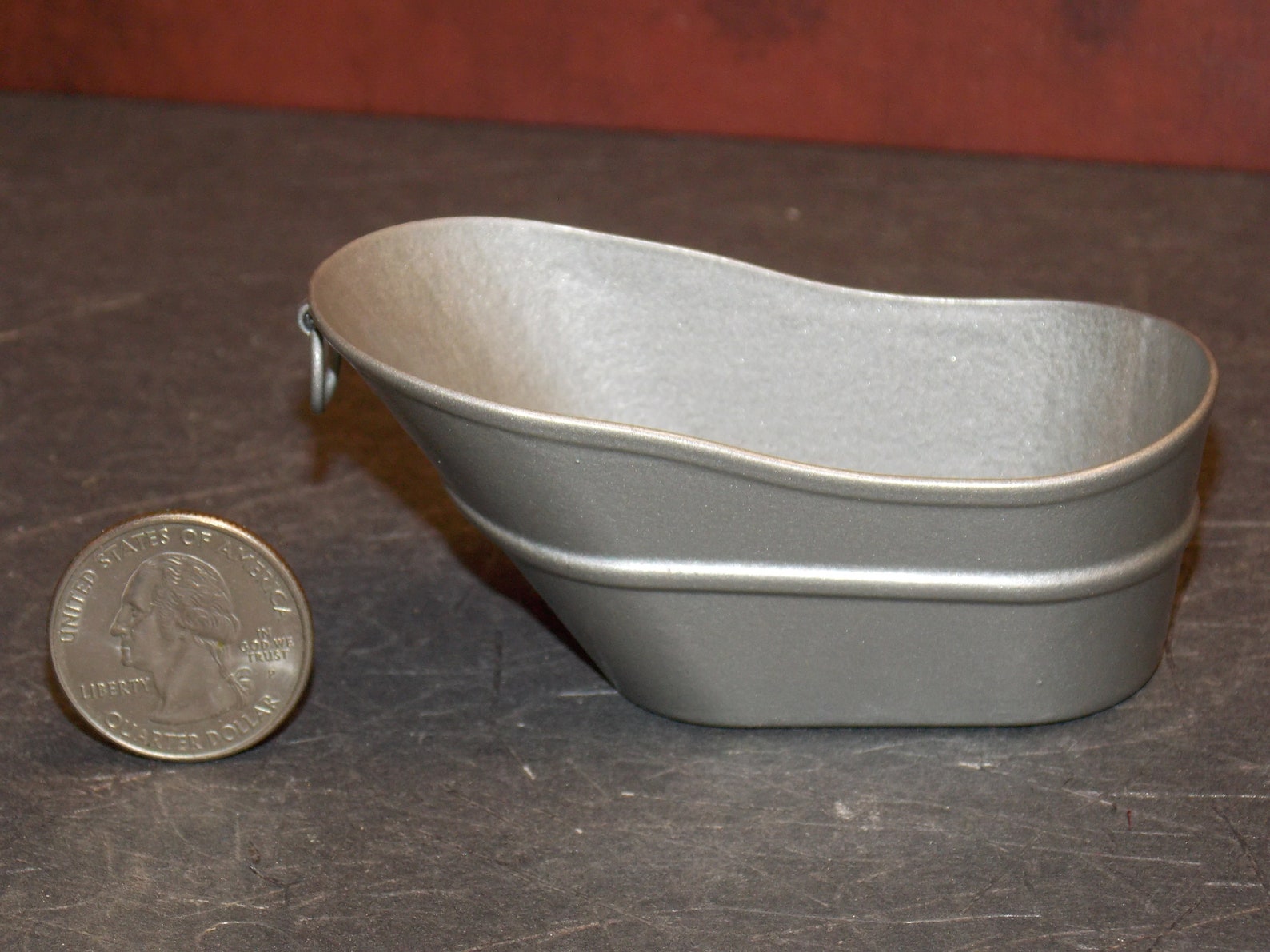 Dollhouse Miniature Metal Bath Tub Wash Tub 1:12 one inch | Etsy