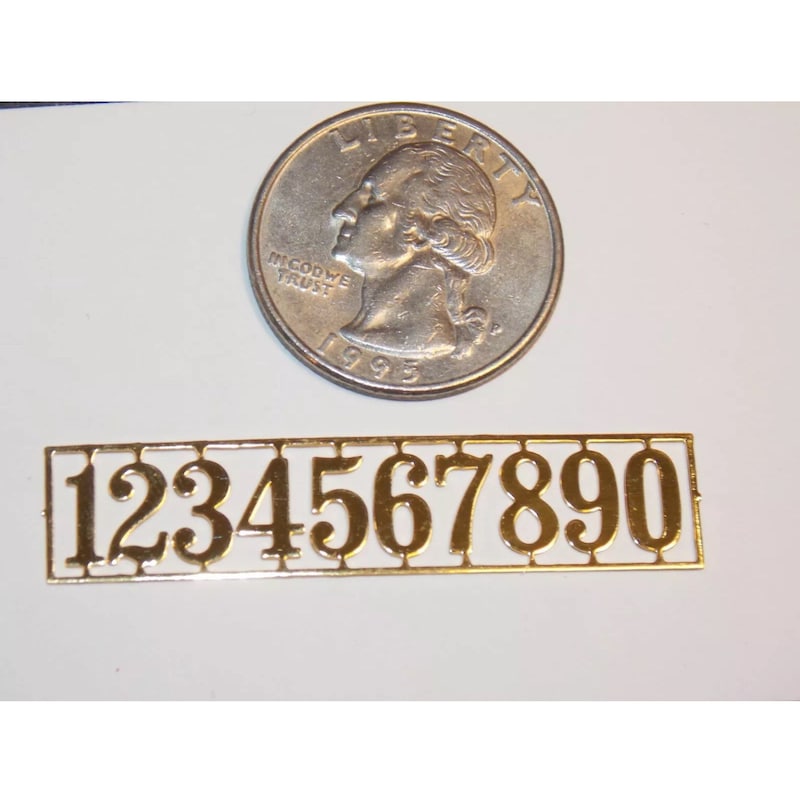 Brass House Numbers - Etsy