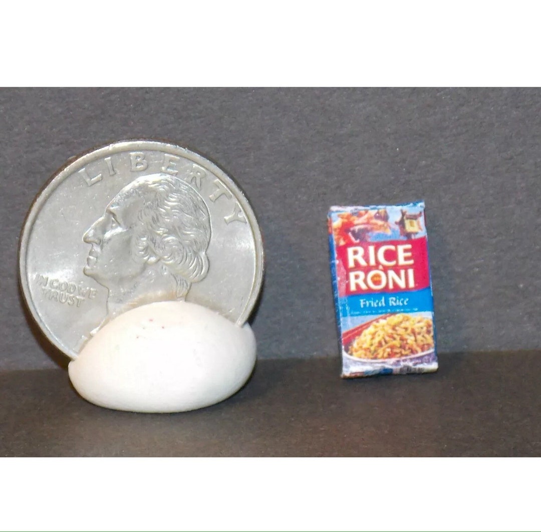 Dollhouse Miniature Rice Food Box 1:12 One Inch Scale D244 Dollys ...