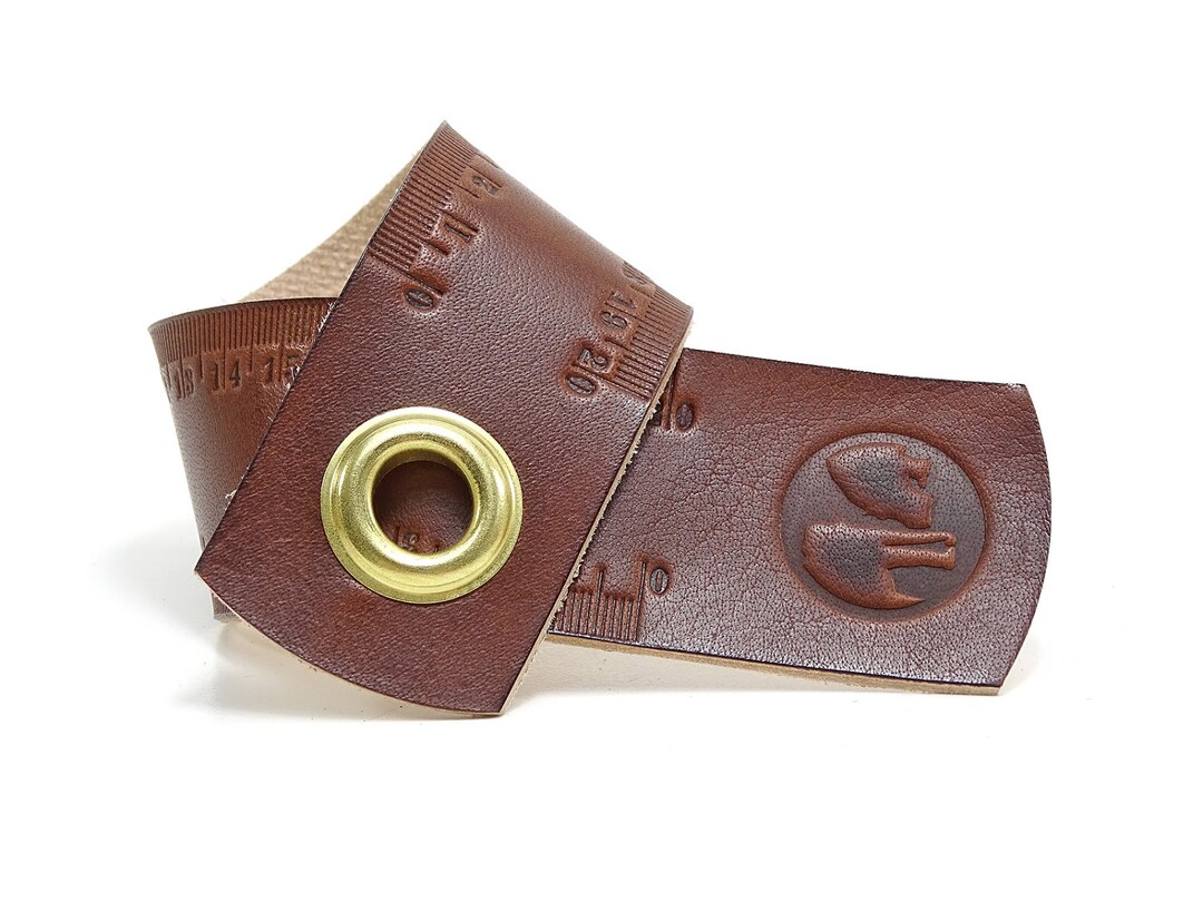 Ruler Tape Measure in Leather 20 Centimeters OX RAW RULER Maroon - Etsy