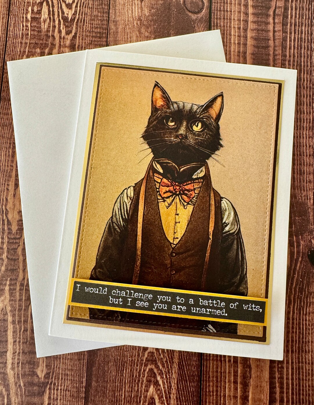 Cat Card, Funny Cat Card, Cute Cat Card, Cat Lovers Card, Pet Card ...