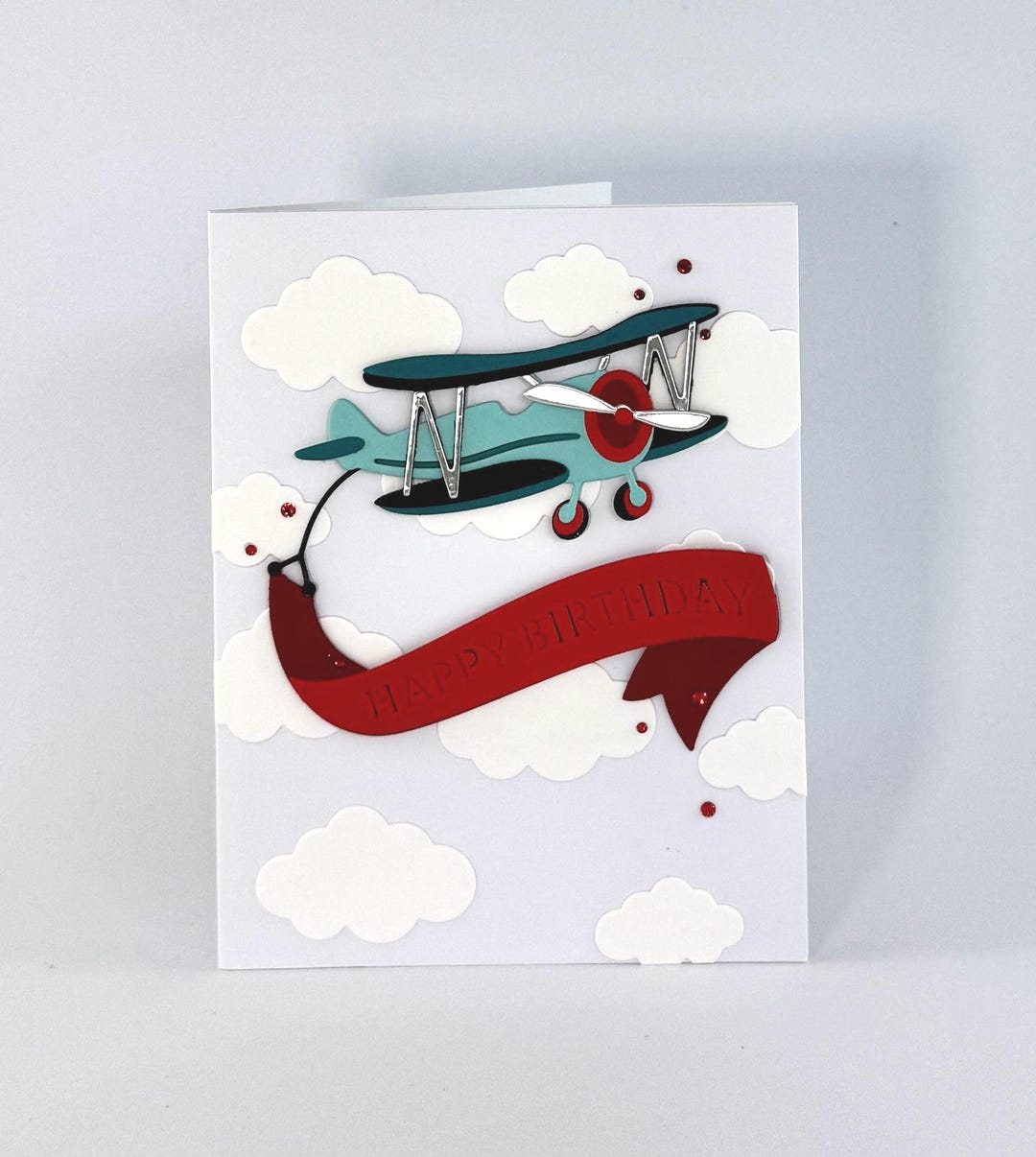 Handmade Birthday Card | Airplane Birthday Card | Plane Theme Card ...