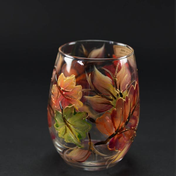 Painted Fall Leaf - Etsy