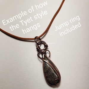 Elite Shungite 'tyet' Wire Wrap Pendant Shungite Necklace Jewelry - Etsy
