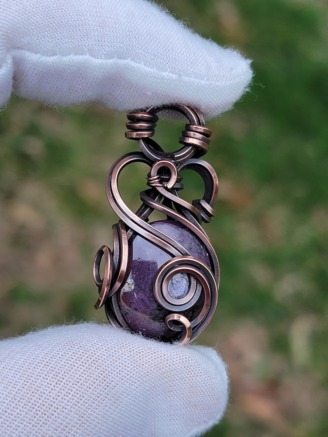 Black Star Ruby Necklace Corundum 'tyet' Wire Wrap Pendant Jewelry - Etsy