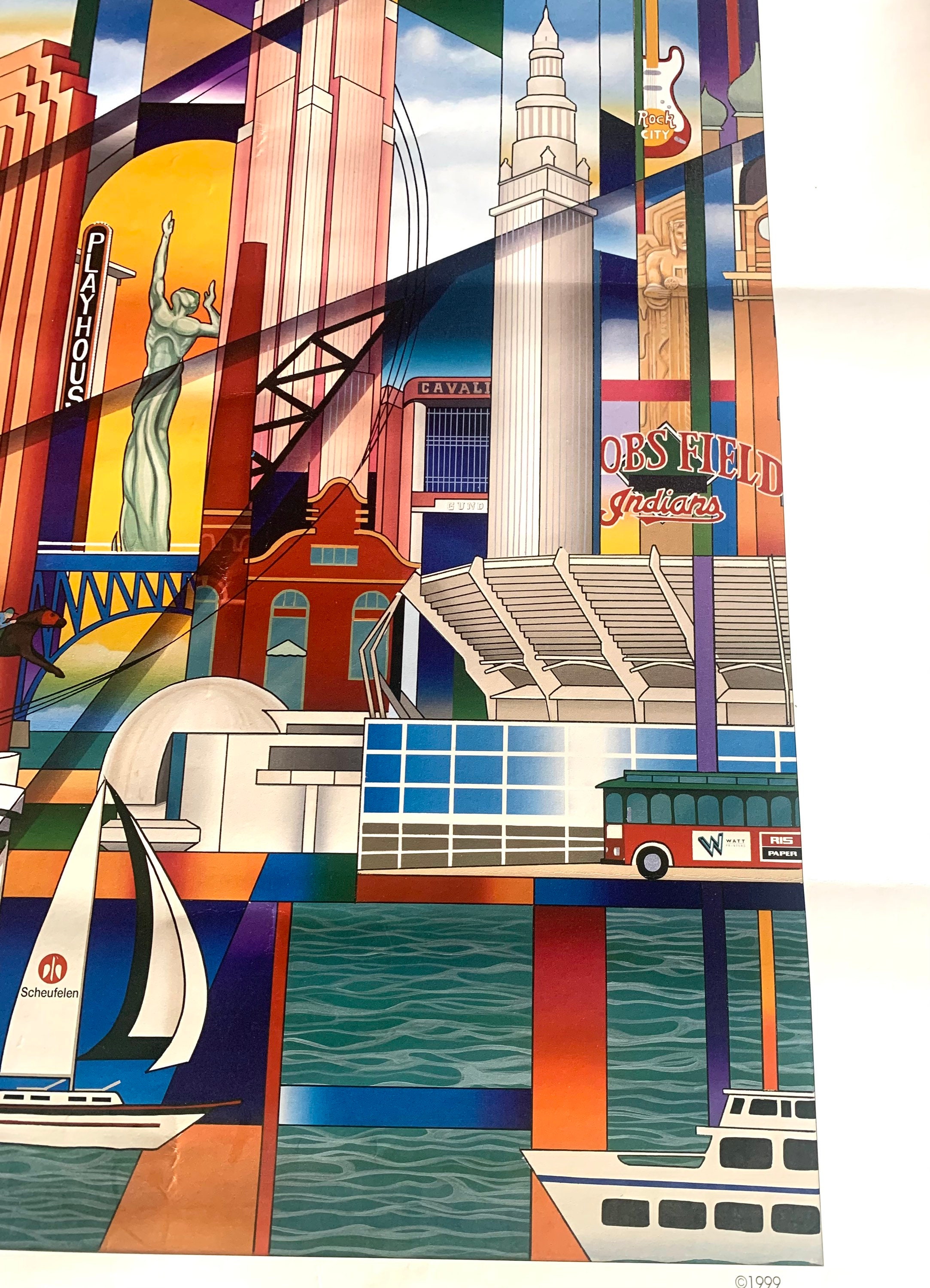 Cleveland in Motion for the Millennium Hector Vega - Etsy