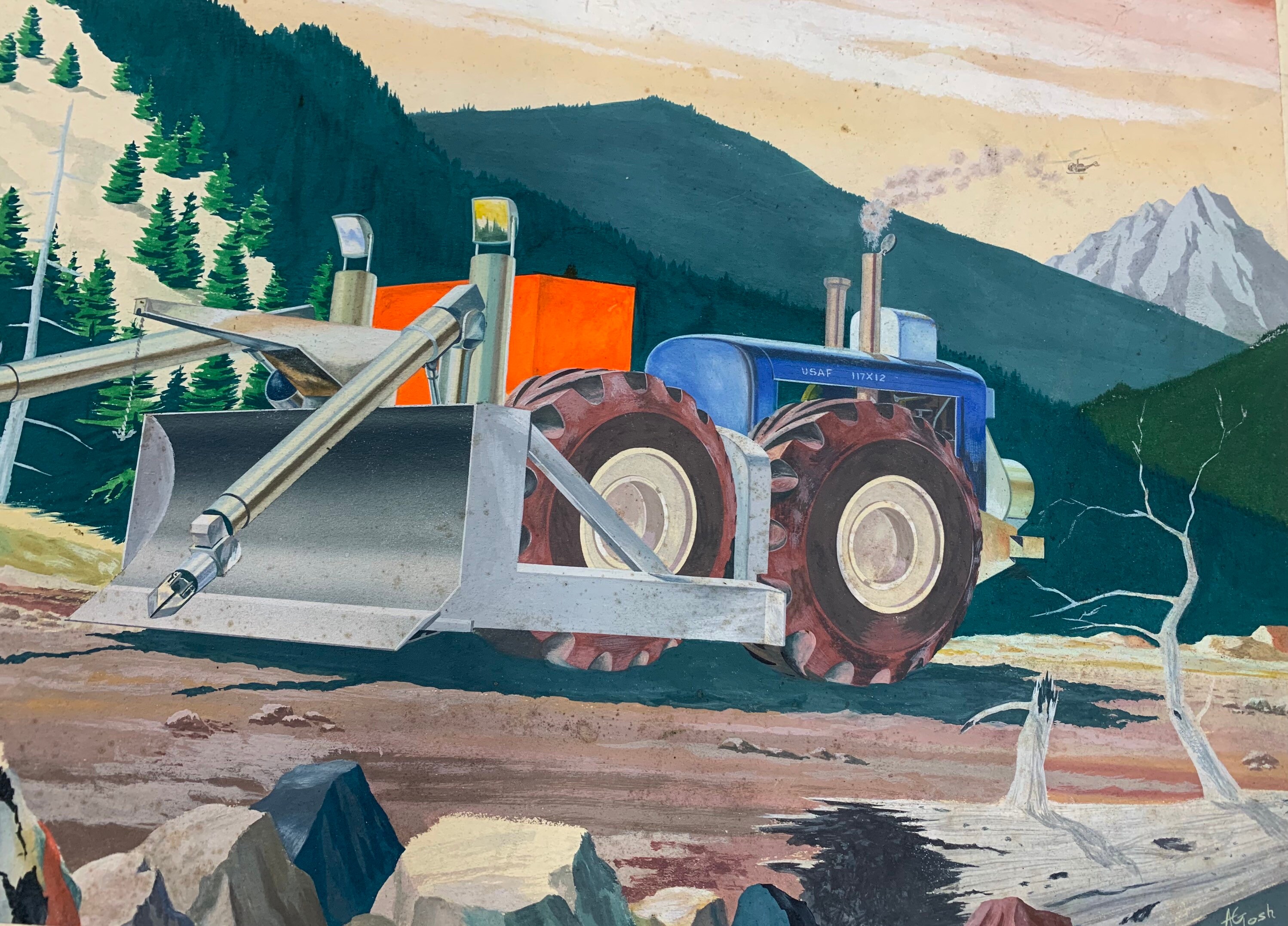 Remote Control Bulldozer by Albert Losh Original 1960s Mid - Etsy