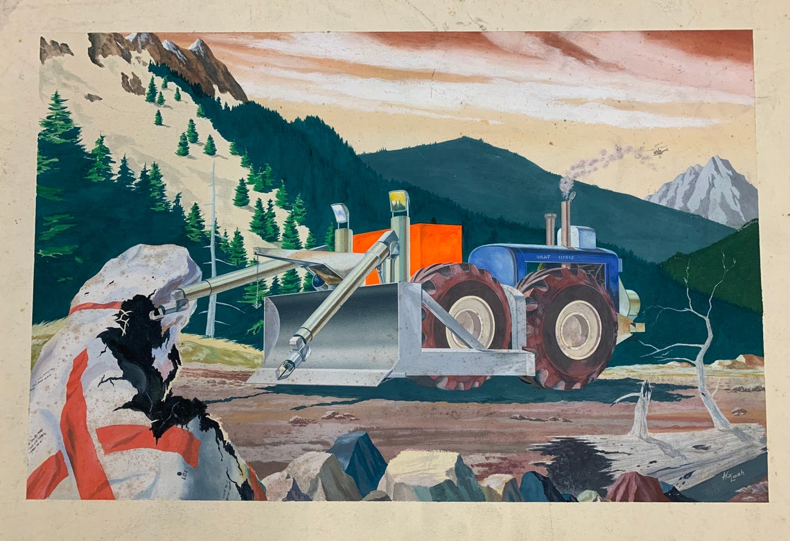 Remote Control Bulldozer by Albert Losh Original 1960s Mid - Etsy