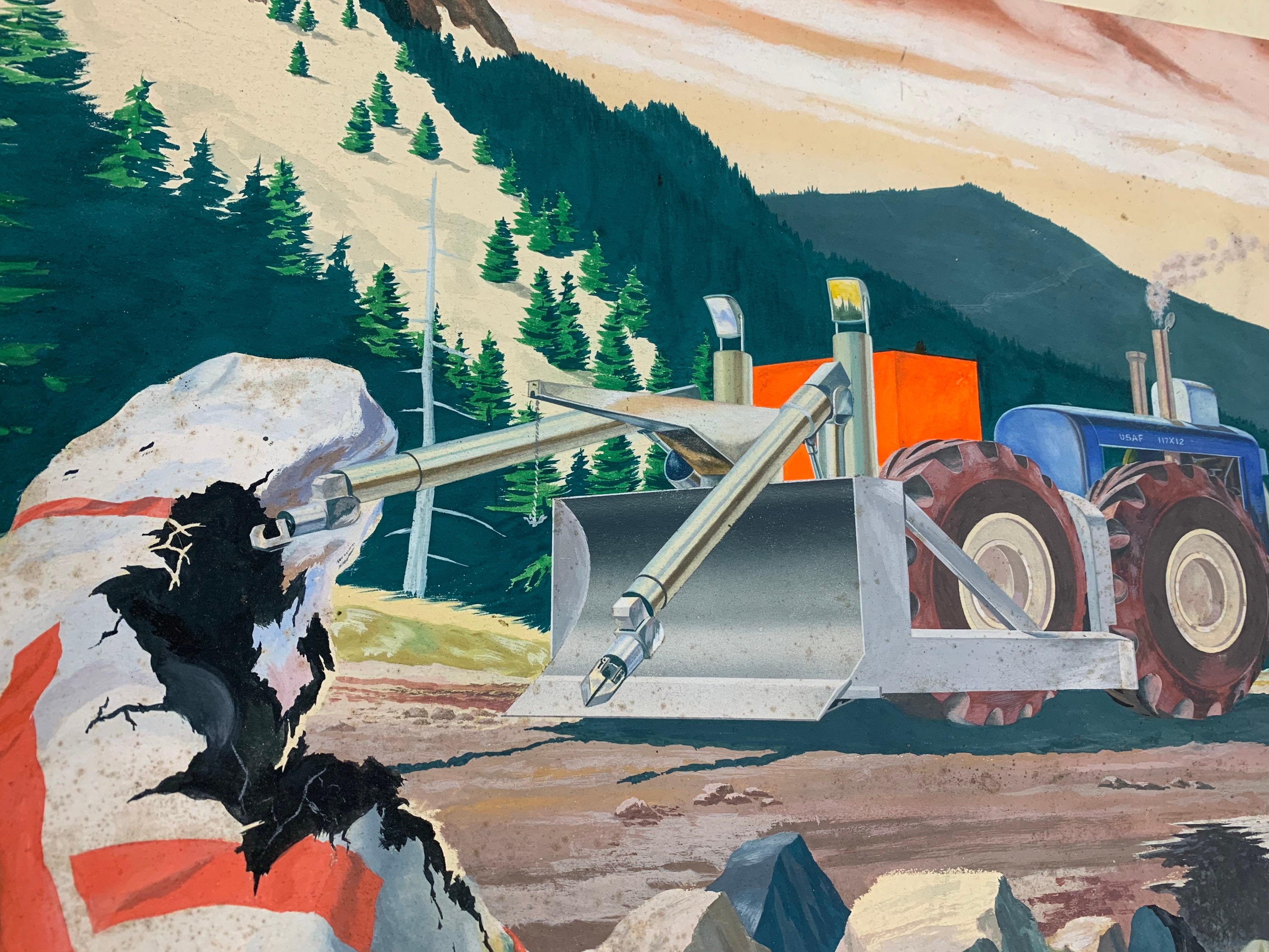 Remote Control Bulldozer by Albert Losh Original 1960s Mid - Etsy