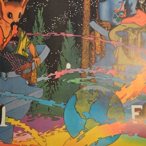 Vintage Psychedelic 1971 WRIF Detroit Radio Poster - Etsy