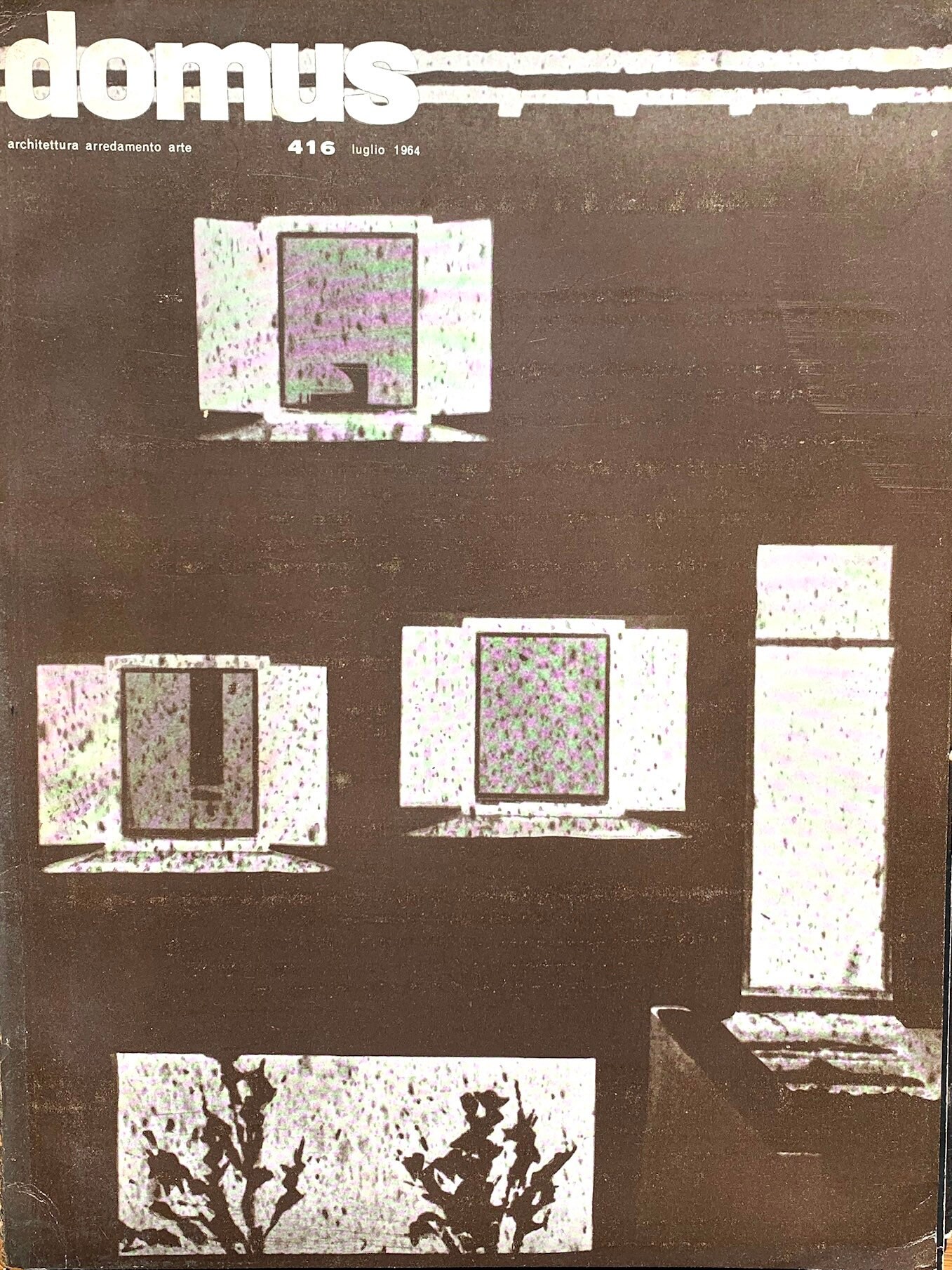 Lot of 11 Domus Italian 1964 Mid Century Modern Architecture & Design ...