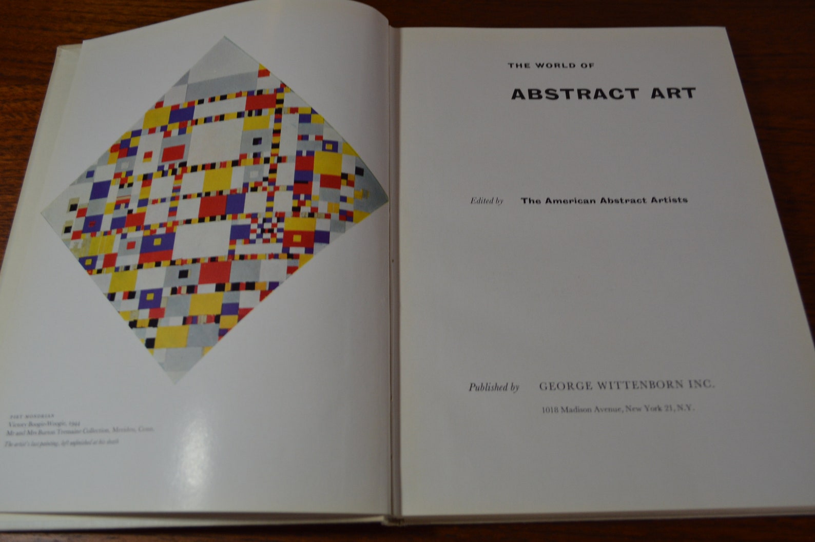 The World of Abstract Art Edited by American Abstract Artists, 1st Ed ...