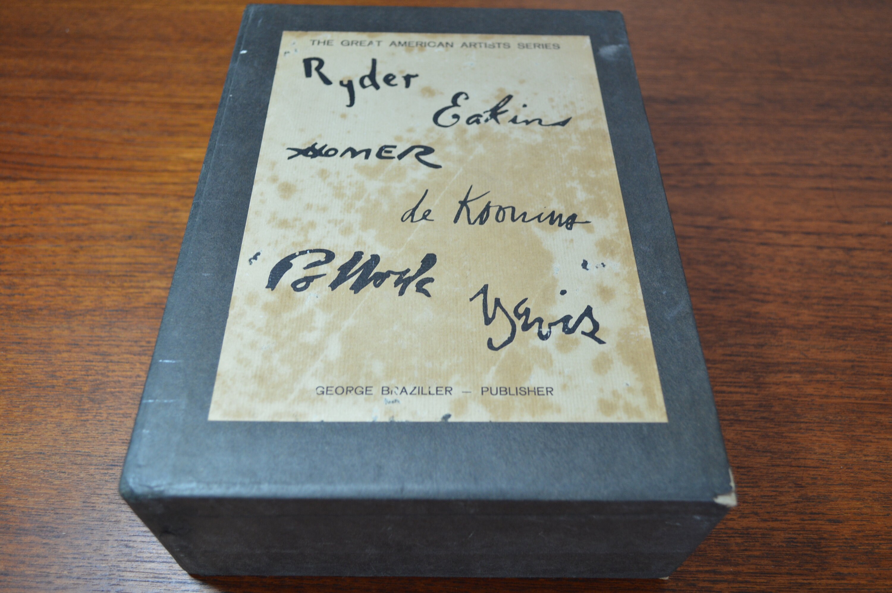 The Great American Artist Series by George Braziller, 1st Ed. Hardcover ...