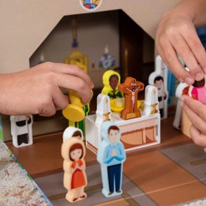 Church Playset / Mass Kit / Brother Francis / Unbreakable Wooden Toy ...