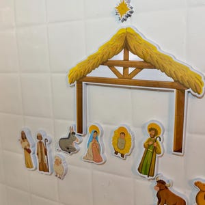 Quiet Nativity Set: Non-toxic EVA Foam Figures, Bath Toy - Etsy