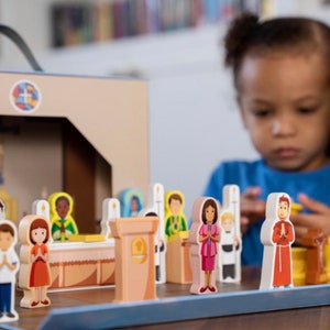 Church Playset / Mass Kit / Brother Francis / Unbreakable Wooden Toy ...
