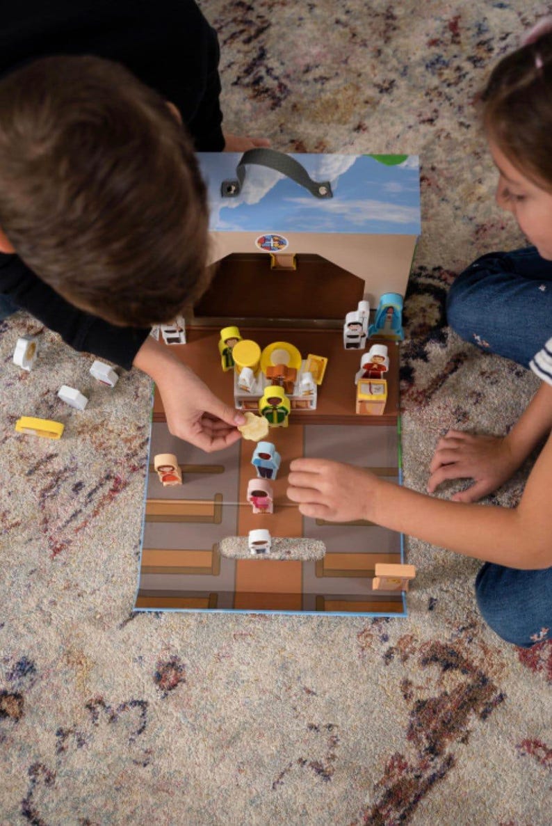 Church Playset / Mass Kit / Brother Francis / Unbreakable Wooden Toy ...
