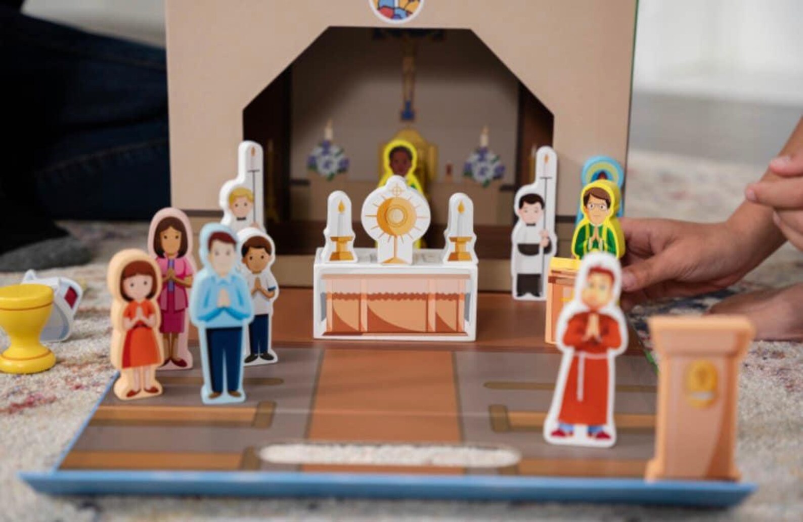 Church Playset / Mass Kit / Brother Francis / Unbreakable Wooden Toy ...