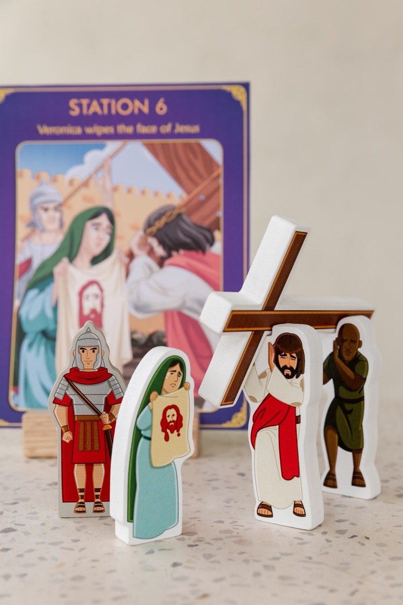 Stations of the Cross Pray and Play Set by Saintly Heart and - Etsy