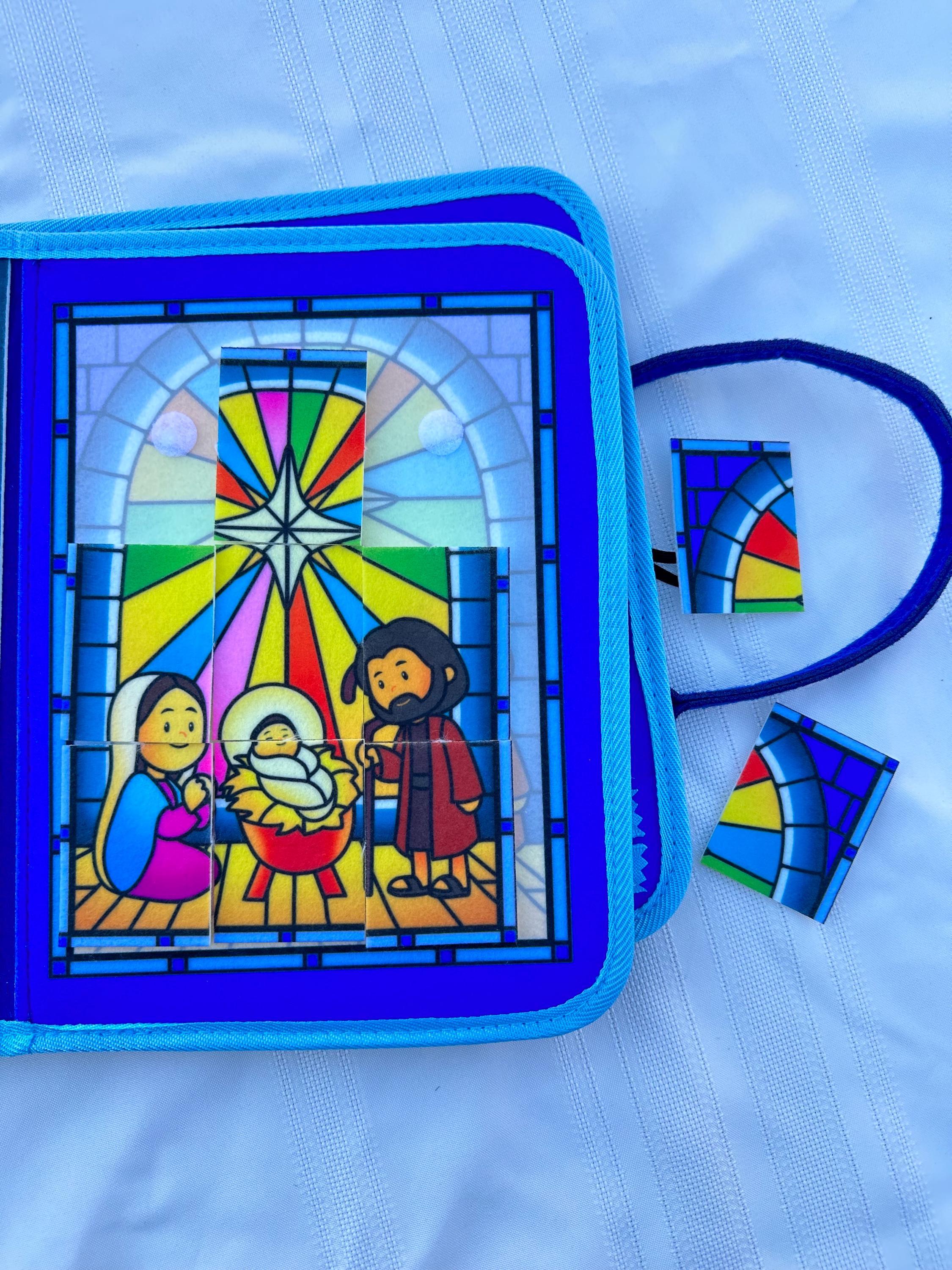 Nativity Quiet Felt Busy Book / Catholic Mass Book / Pray and Play ...