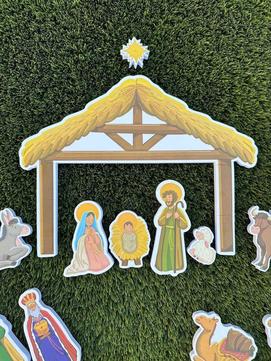 Quiet Nativity Set / Nativity Toy / Bath Toy / Church Toy / Nativity - Etsy