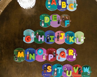 Saint Christopher Puzzle, Kids Catholic Saint Puzzle, Catholic Teacher ...