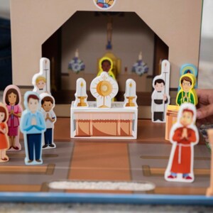 Church Playset / Mass Kit / Brother Francis / Unbreakable Wooden Toy ...