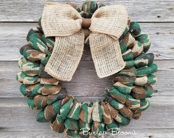 Camo Wreath | Etsy
