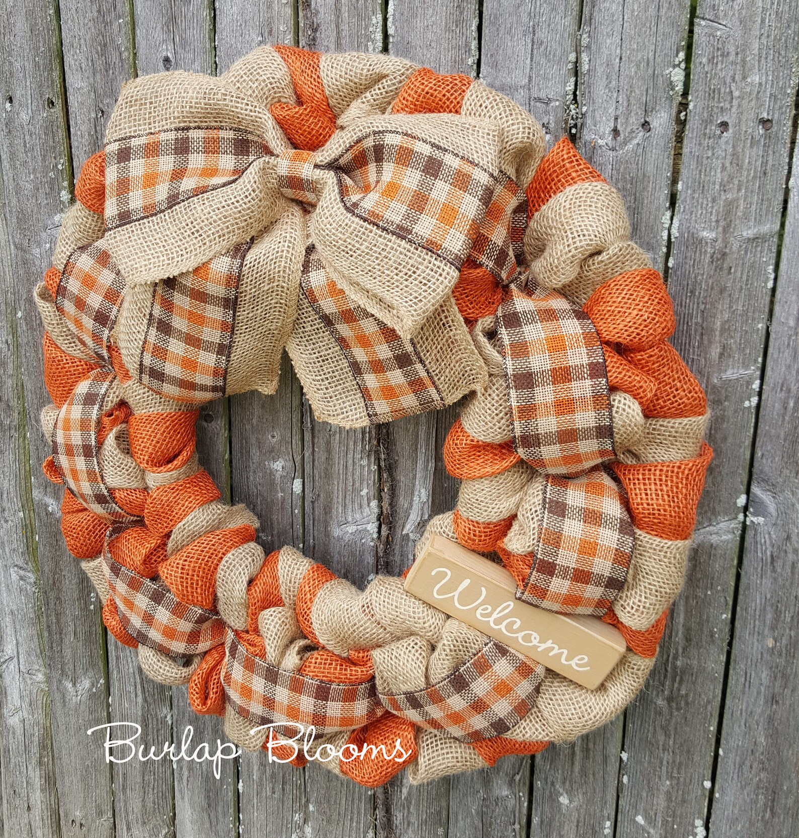 Fall Wreath, Autumn Wreath, Thanksgiving Wreath, Burlap Wreath, Autumn ...