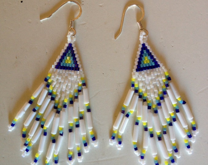 Native American Beaded Earrings - Etsy