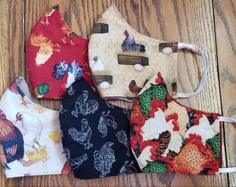 Chicken Face Mask | Etsy